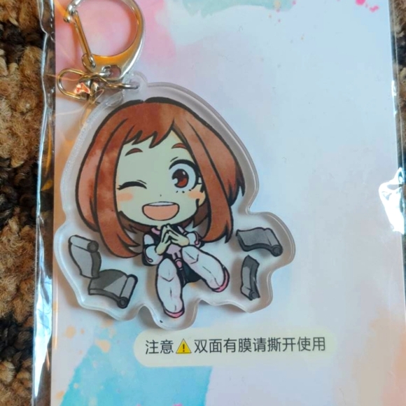 No Brand | Accessories | Uraraka My Hero Academia Acrylic Keychain ...